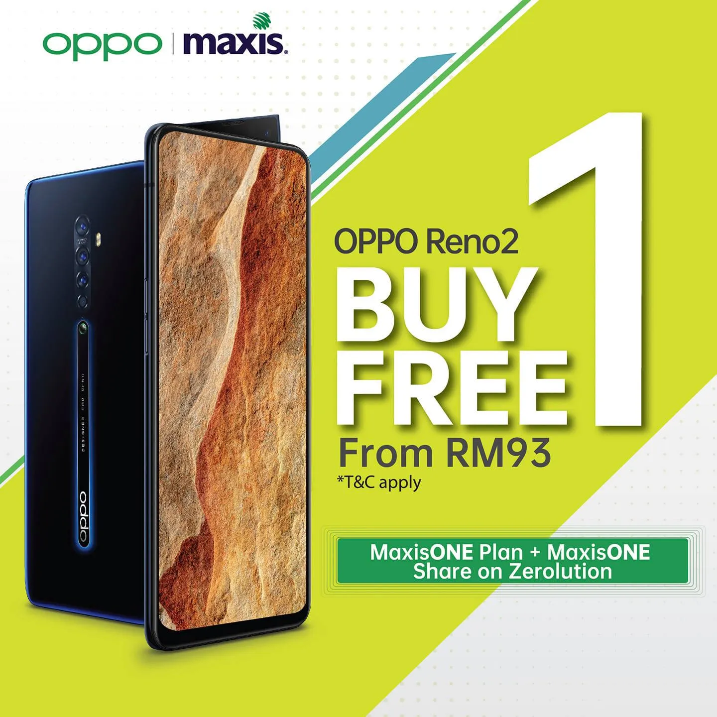 You Can Get Two OPPO Reno2's For The Price Of One With Maxis Zerolution ...